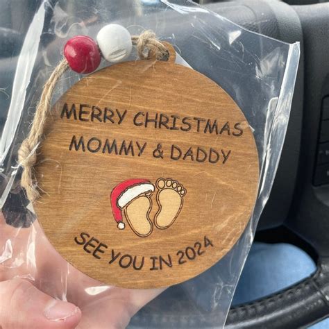 Merry Christmas Mommy And Daddy See You In 2026 Christmas Tree Ornament