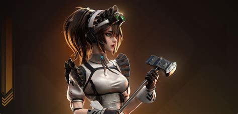 ArtStation 战斗女仆 Snow Moon Flower Moon flower Art station Snow