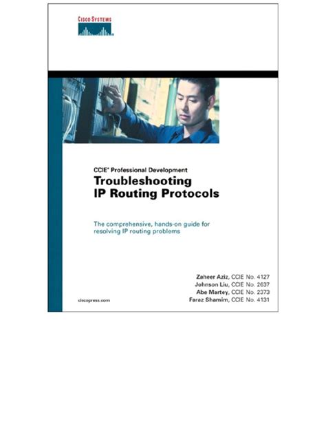 Cisco Press Troubleshooting Ip Routing Protocols May 2002 Pdf Routing Ip Address
