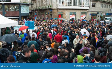 Protestas en España foto editorial Imagen de europa