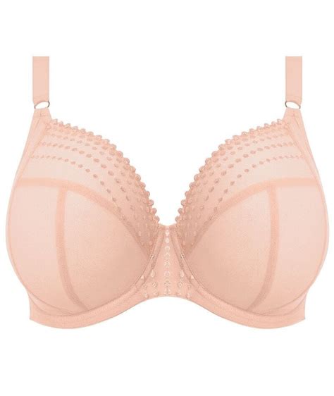 Elomi Matilda Underwired Plunge Bra Pearl Blush Curvy