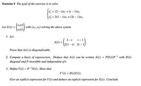 Solved Exercise 5 The Goal Of The Exercise Is To Solve