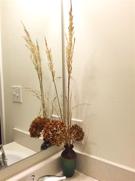 My First Dry Flower Arrangement Karl Foerster Annabelle Hydrangea