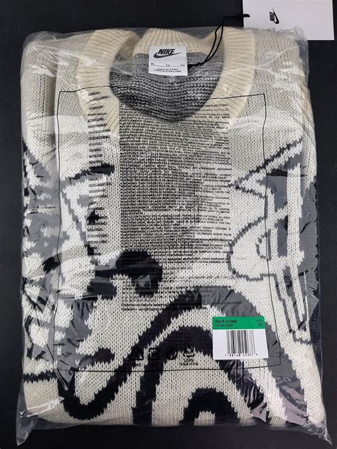 Nwt StÜssy X Nike Icon Knit Sweater In Size Xl Unisex Dr2893 238 Swoosh