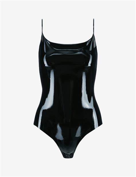 Faux Patent Leather Cami Bodysuit Commando®
