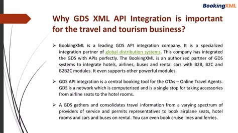 Gds Xml Api Integration Software Pptx