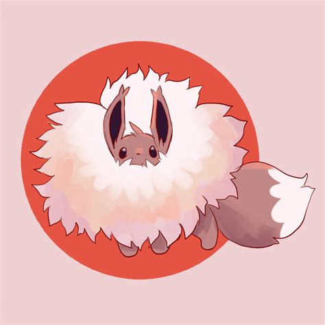 Eevee Fluff By Grimyart On Deviantart