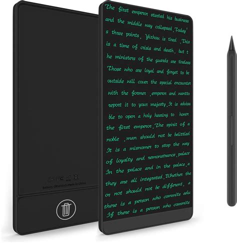 LONGTOO Tablette d écriture LCD Tablette graphique effaçable plein