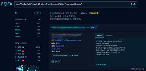 Adobe Coldfusion 任意文件读取漏洞复现cve 2024 20767 Csdn博客