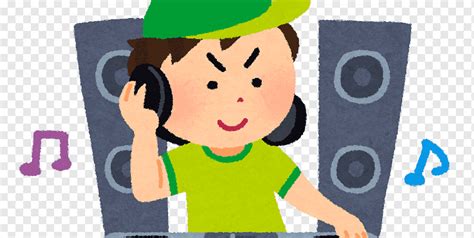 다시 애니메이션 디스크 자키 전자 댄스 음악 나이트 클럽 Dj 남자 어린이 뮤지컬 작곡 음악가 Png Pngwing