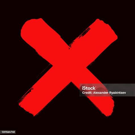 交叉符號向量圖示向量圖形及更多投票圖片 投票 髒亂感影像技術 刷 Istock