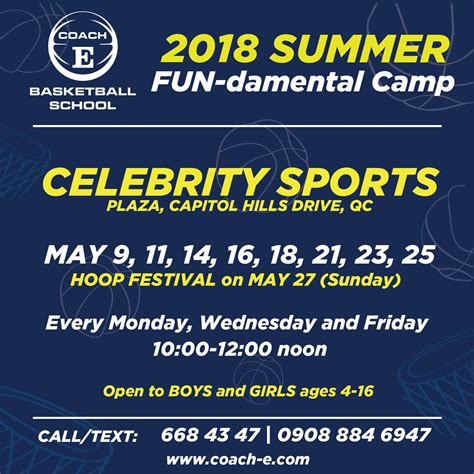 Coach E Summer Fun Damental Coach E Basketball School