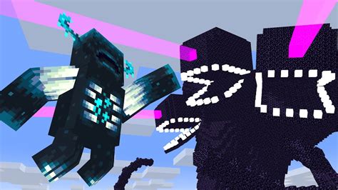 Warden Vs Wither Storm Warden Defeated Wither Storm In Minecraft Youtube