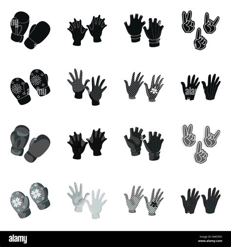 Vector Illustration Of Silhouette And Safety Symbol Collection Of Silhouette And Comfort Stock