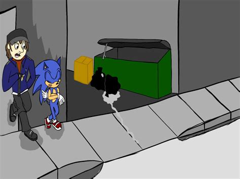 Danny And Sonic Meeting The First Time By Generalunholy On Deviantart