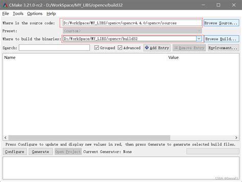 Win10qt5142下opencv440contrib的mingw32编译opencv460 Mingw32 下载 Csdn博客