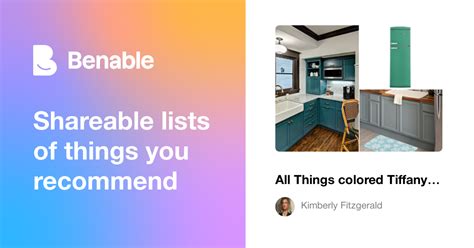 All Things Colored Tiffanyteal For Your Home