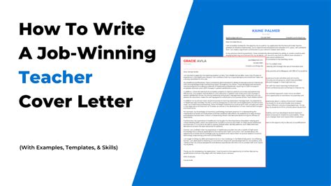 Cover Letter Examples For Elementary Teachers 5 Elementary Teacher