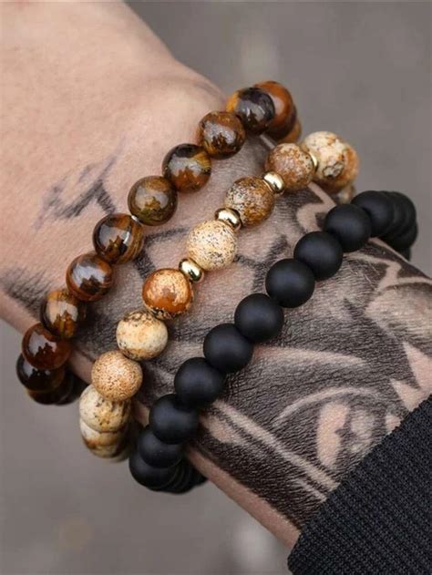 Pin By Katarina On Jewelry Mens Beaded Bracelets Beaded Bracelets