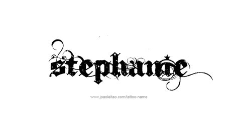 Stephanie Name Tattoo Designs