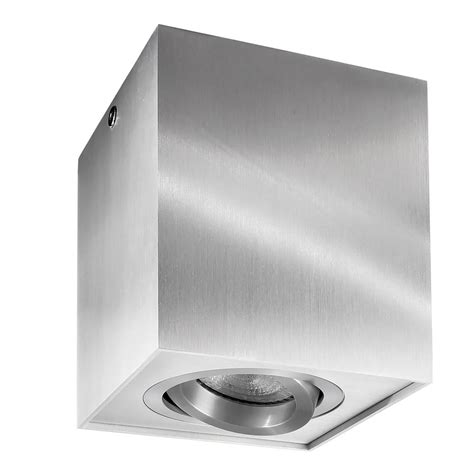 Dato Spot De Plafond Plafonnier Carré Led Gu10 Diffuseur Réglable Lumière Entrée Couloir Cuisine