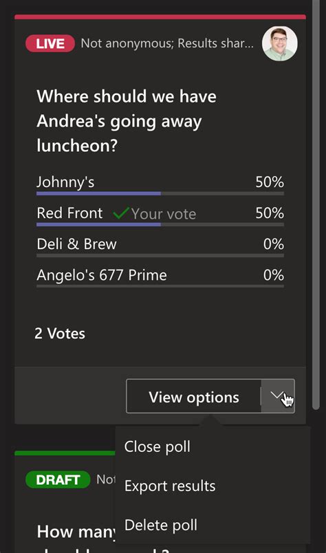 Use The New Built In Polls In Microsoft Teams Meetings Jumpto365 Blog