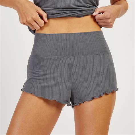 Womens Lounge Wide Waistband Shorts Mott And Bow