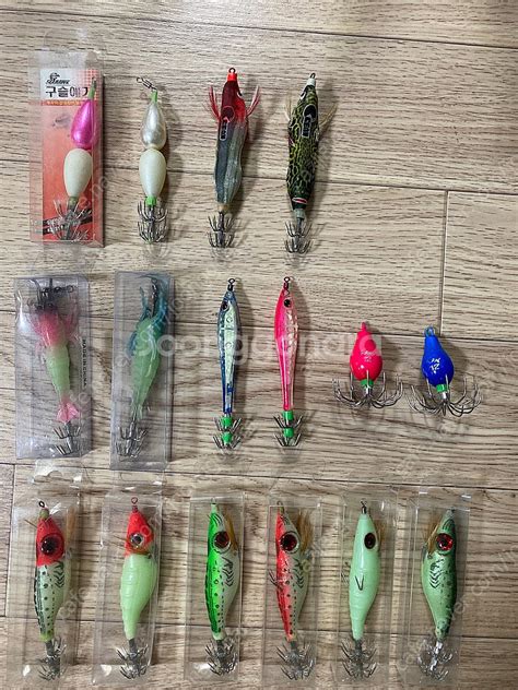 바다낚시쭈꾸미에기애기바늘미끼쭈킬 박대리구 낚시용품 중고나라