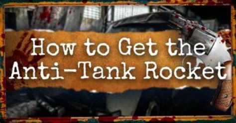 RE2 How To Get The Anti Tank Rocket Guide Location Resident