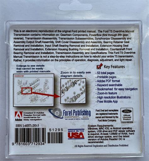 T5 Overdrive Manual Transmission Fordmanuals Com