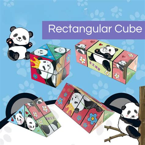 Magic Cube Panda Puzzle Zilarr