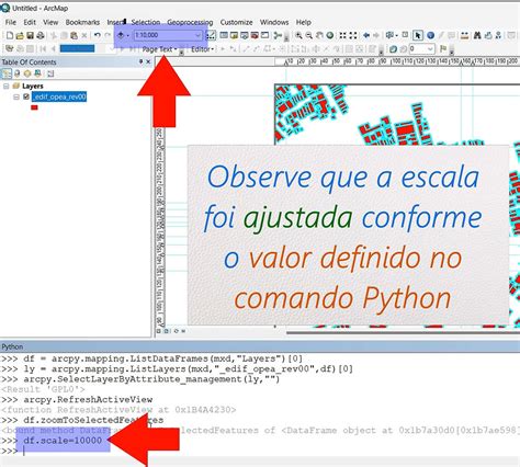 Ad33 Geo Alterar Escala Python No ArcGIS