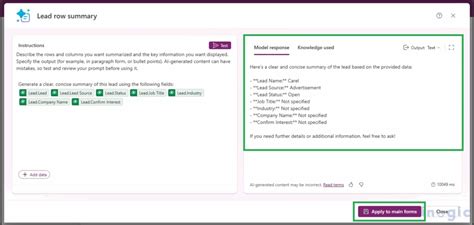 Make Complex Records Easy To Read With Power Apps Ai Builders Row Summary Microsoft Dynamics
