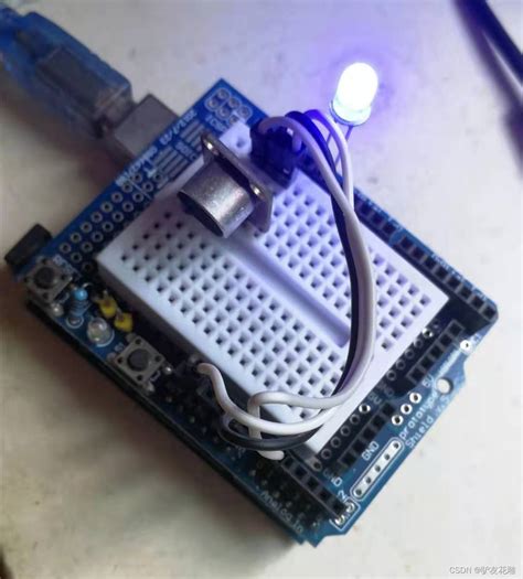 【雕爷学编程】arduino动手做（190） Max4466声音模块24466麦克风控制led Csdn博客
