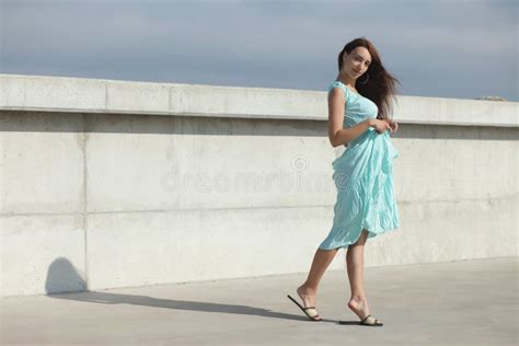 Beautiful Woman Enjoying Summer Outdoors Stock Image Image Of