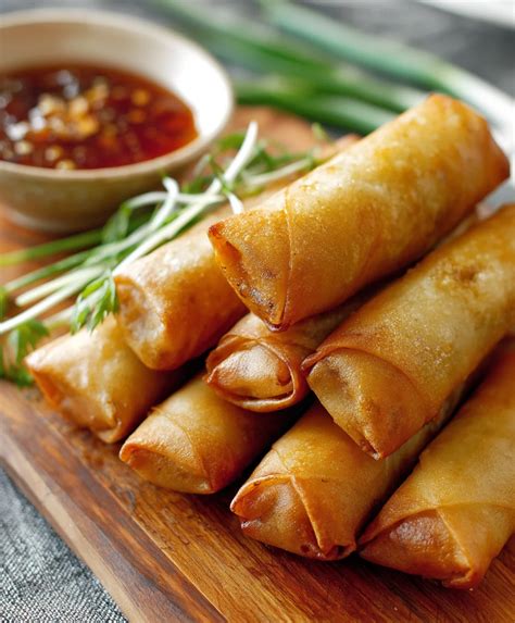 Authentic Filipino Beef Lumpia Crispy Fried Spring Rolls