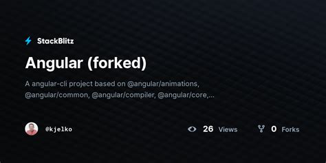 angular forked stackblitz