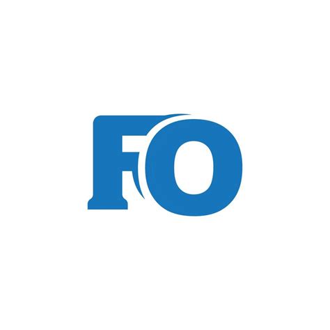 Logotipo De Letras Fo Vector En Vecteezy