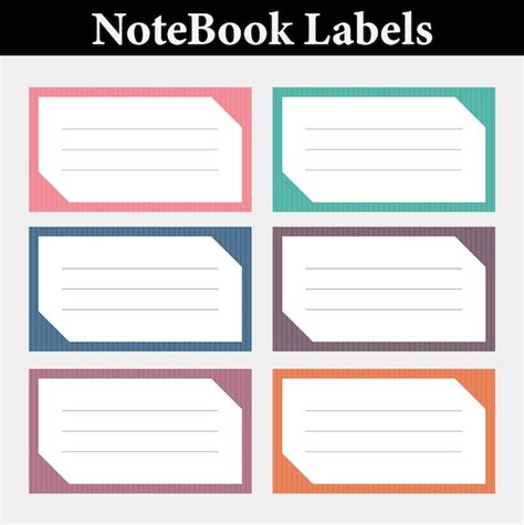 Notebook Label Design Images Free Download On Freepik