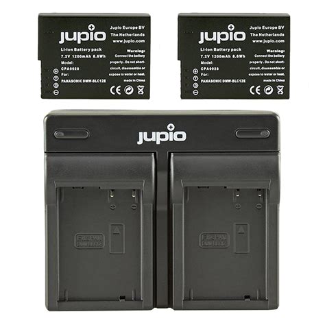 Jupio 2x Batteries 1200mah And Usb Dual Charger Kit For Panasonic Dmw Bl