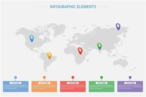 inforgraphic template with worldmap and location pointers 2380354