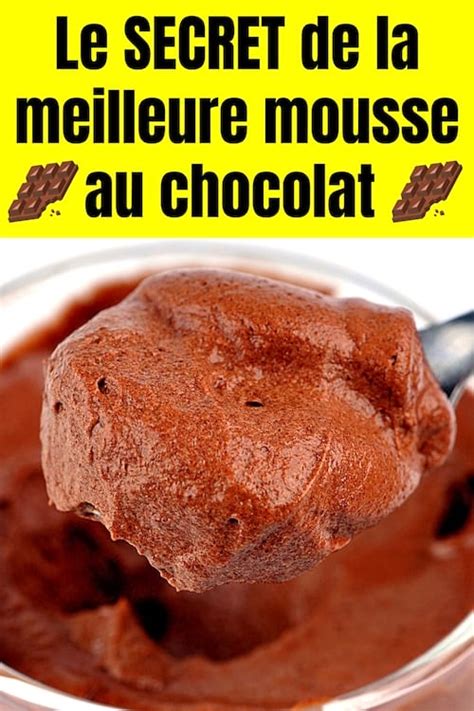 L Astuce Pour Faire La Meilleure Mousse Au Chocolat