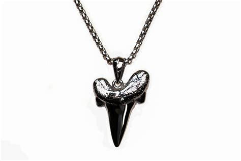 Buy Necklace Shark Tooth Stainless Steel Chain 4 Colors2 Lengths