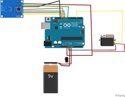 Rfid Based Arduino Toll System With Circuit Diagram Letsmakeprojects