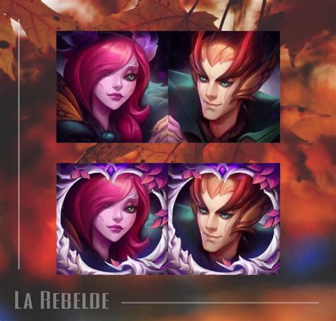 La Rebelde Iconos Xayah Y Rakan Bosque Viejo Normales Y