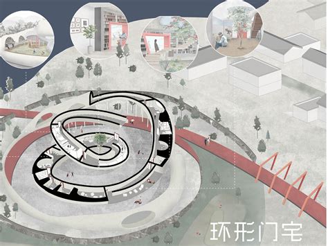 建筑概念设计—环形门宅lyy471549780 站酷zcool