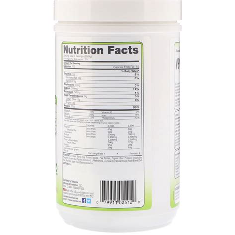 Naturade Veg Protein Booster Natural Flavor 137 Oz 389 G Iherb