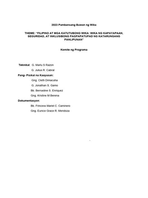 3rd Quarter Ptc Narrative Report Stem 12 Galilei Pdf