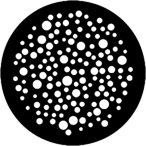 Gobo Rosco Dha 79650 Bubbles Small Taille B 86 Mm La Bs