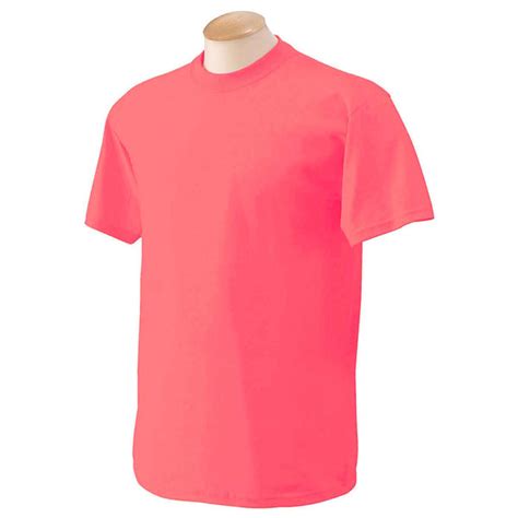 Gildan Mens Coral Silk 53 Oz T Shirt